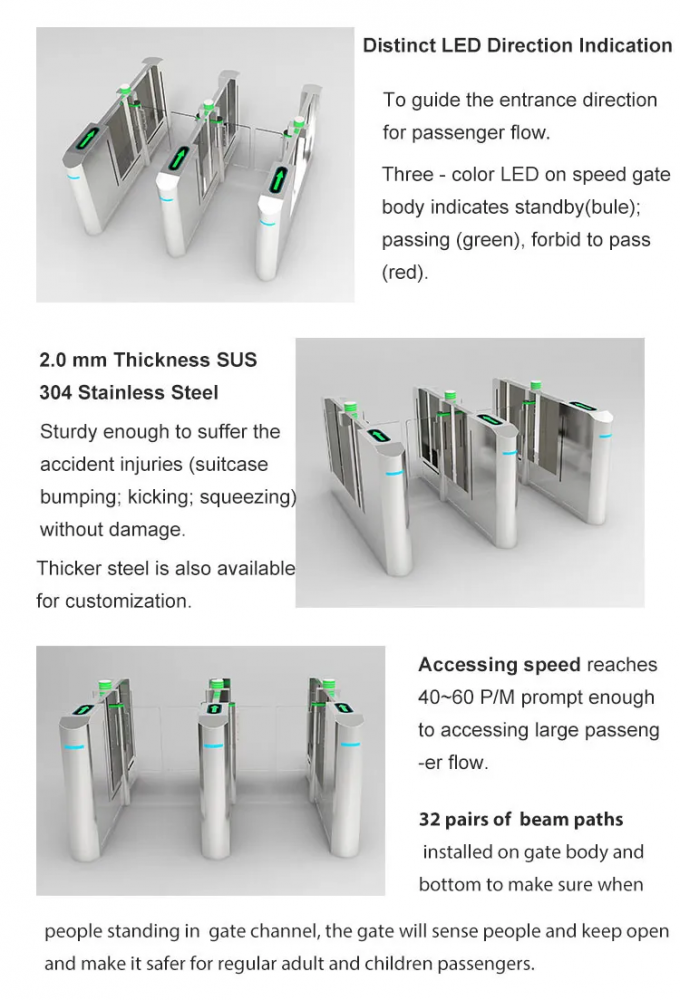 Custom Train Station Turnstiles Manufacturers Entrance Gate Security ...