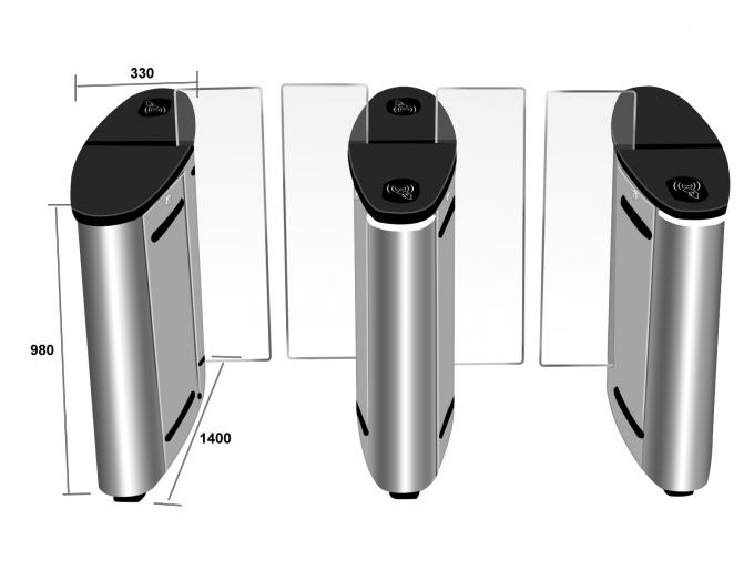 Sturdy Sliding Barrier Gate Access Control Single Directional / Bi ...