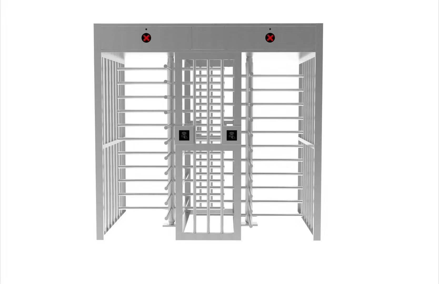 Biometric Full Height Turnstile Access Control For Prisons / Stadiums
