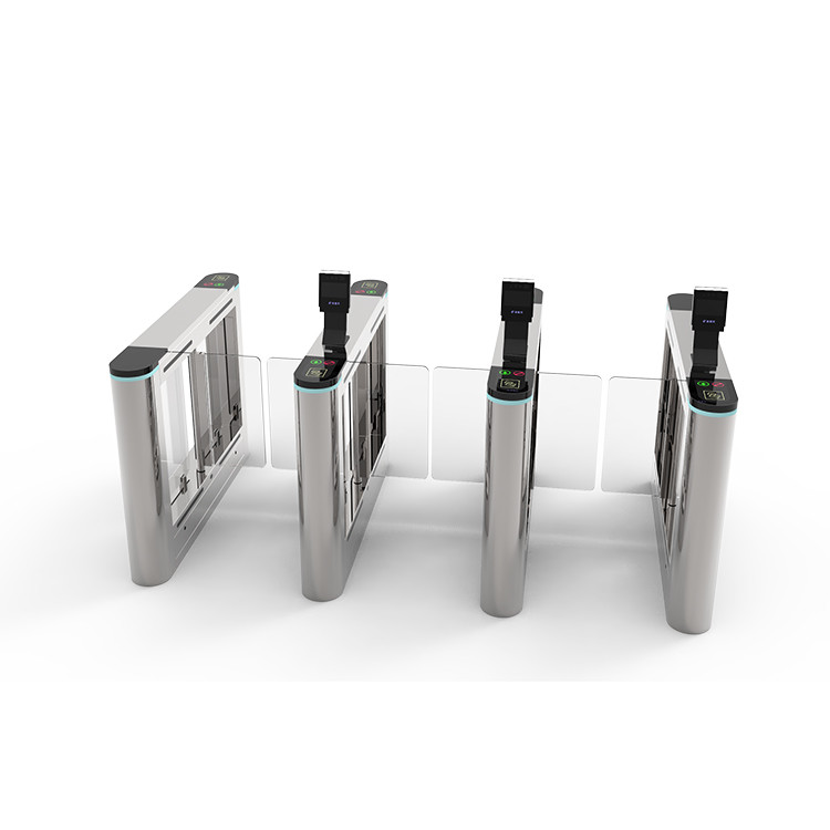 Outdoor Indoor Half Height Turnstile Security Doors For Biometric ...