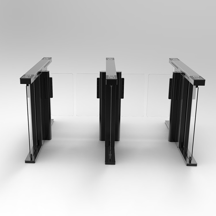 Biometric Speed Gate Turnstile Dry contact / RS485 / RS232 For Enhanced ...